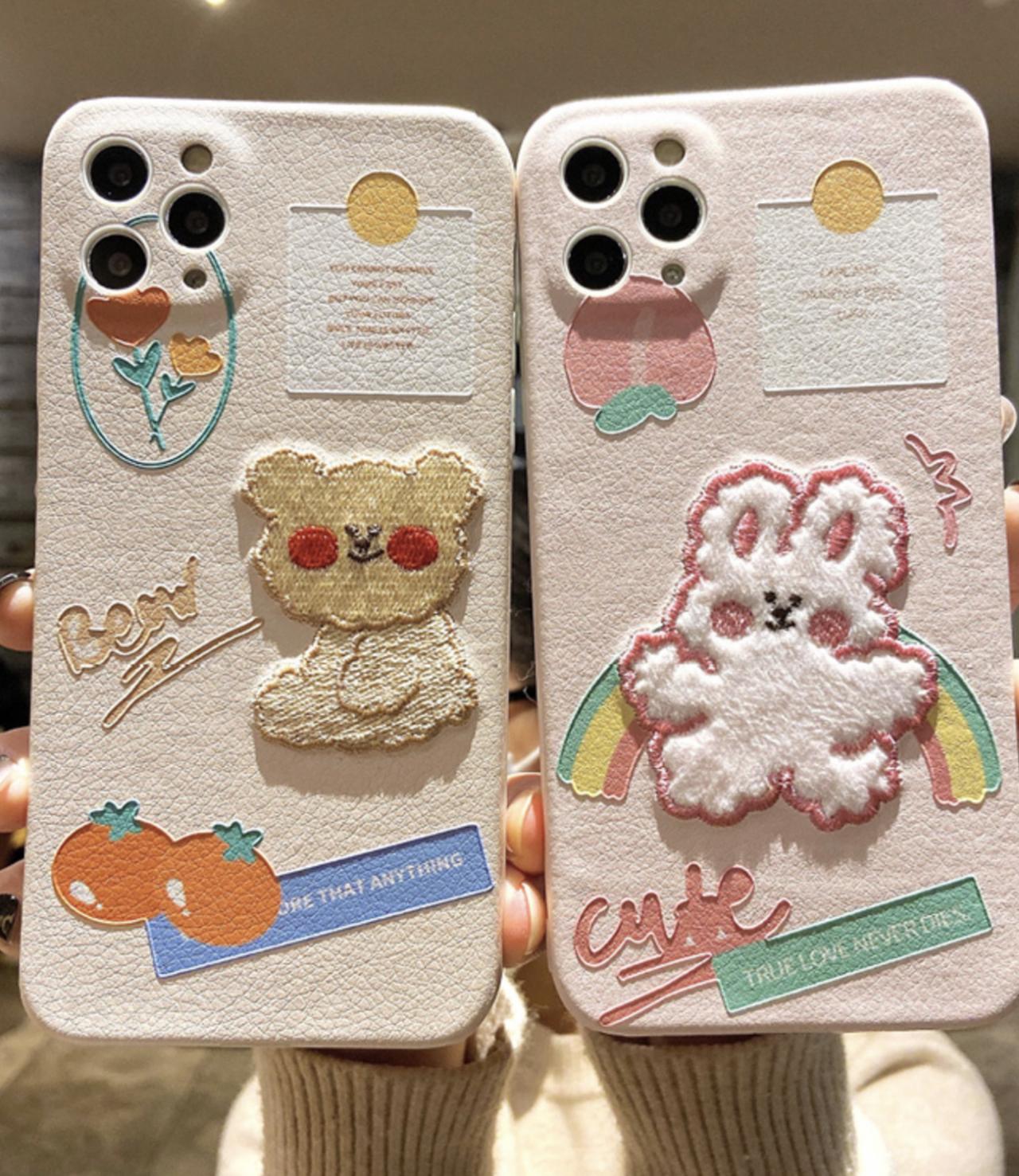 Cute Bunny Phone Case Little Lion Phone Case on Luulla