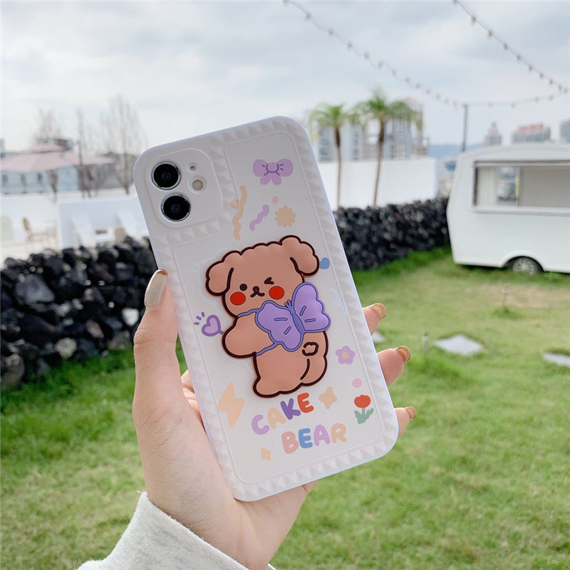Cute Cartoon Bear Mobile Phone Protective Case on Luulla