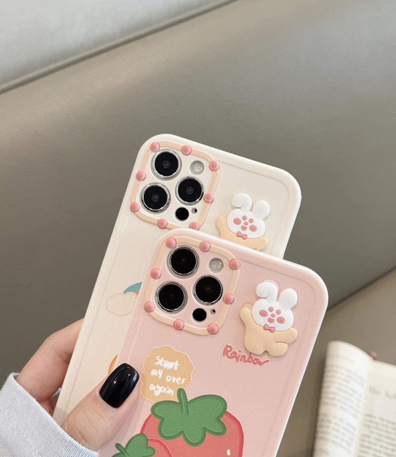 Cute Strawberry Phone Case Orange Phone Case on Luulla