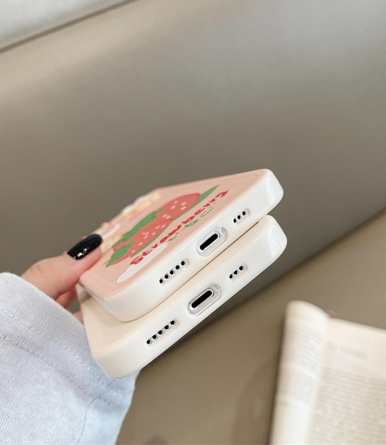 Cute Strawberry Phone Case Orange Phone Case on Luulla