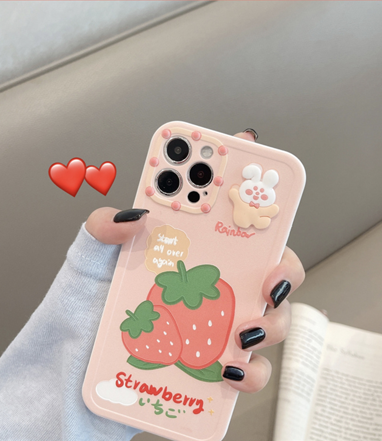 Cute Strawberry Phone Case Orange Phone Case on Luulla