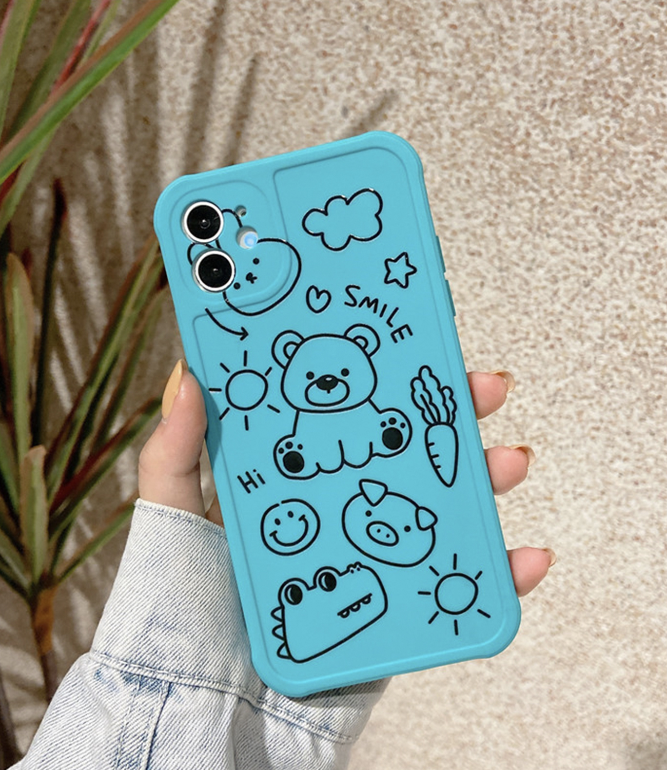 Cute Cartoon Bear Mobile Phone Protective Case on Luulla